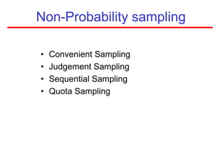 Sampling and sampling distribution | PPT