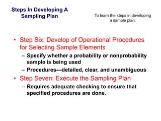 Sampling and sampling distribution | PPT