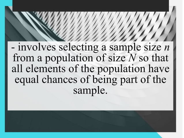 Sampling and sampling distributions | PPTX | Education