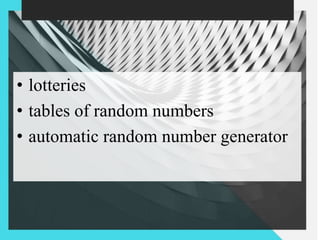 Sampling and sampling distributions | PPTX