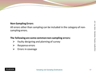 Sampling and sampling distribution tttt | PDF