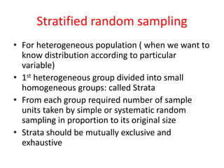 Sampling and sampling technique | PPTX