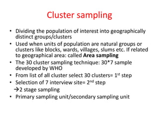 Sampling and sampling technique | PPTX