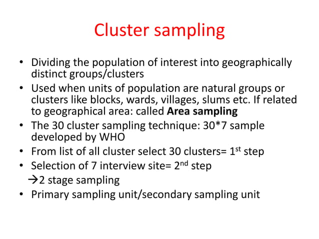 Sampling and sampling technique | PPTX