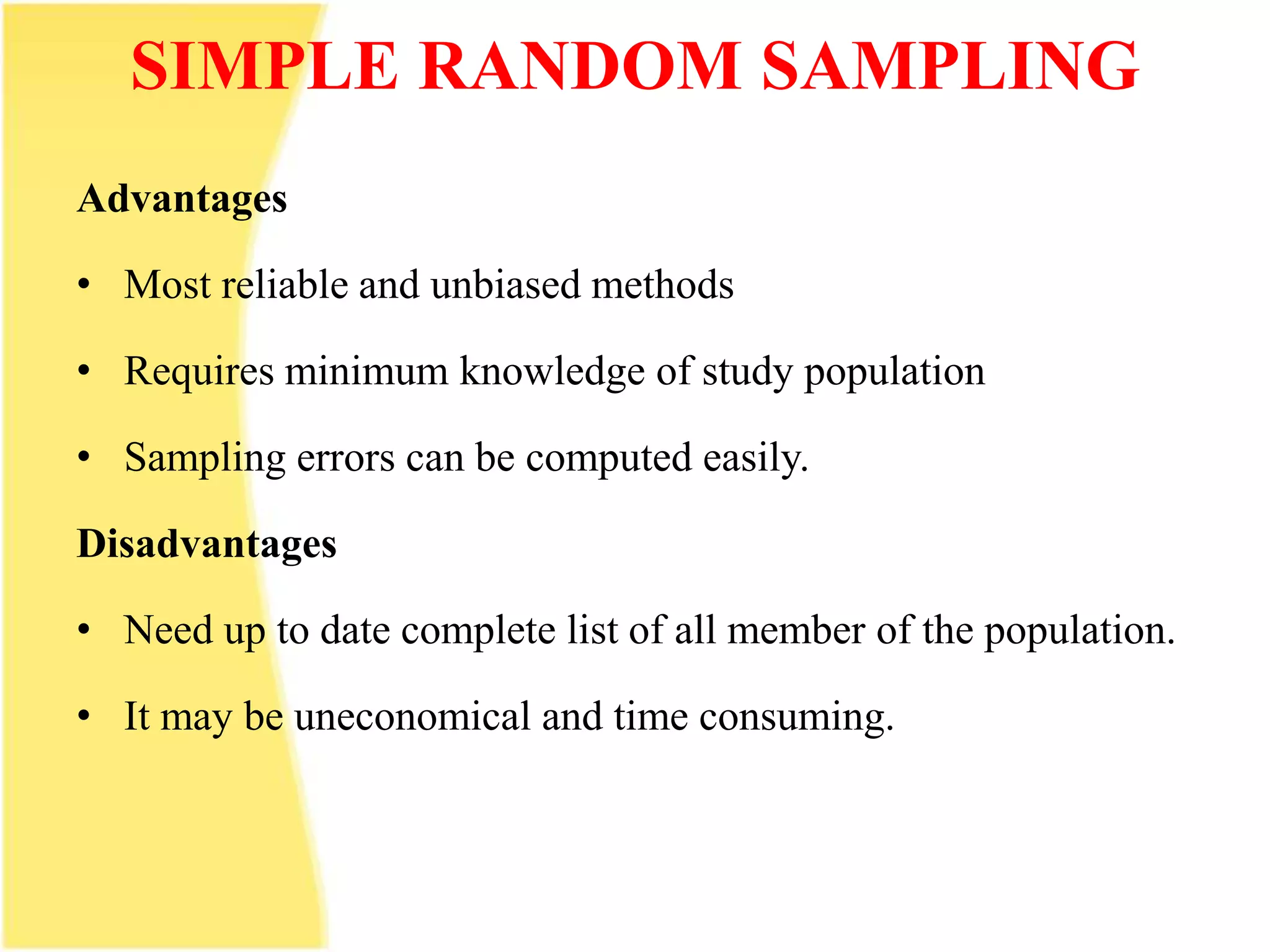 Sampling and sampling techniques PPT | PPTX | Physics | Science