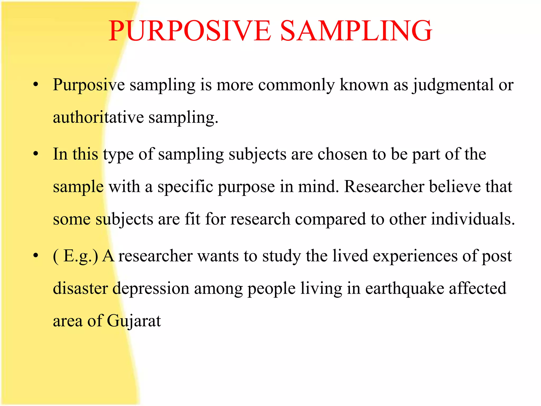Sampling and sampling techniques PPT | PPTX