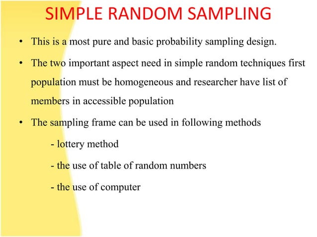Sampling and sampling techniques PPT | PPTX | Physics | Science