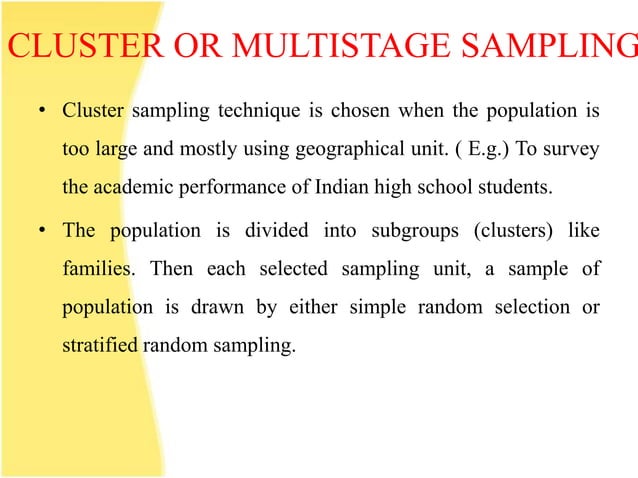 Sampling and sampling techniques PPT | PPTX | Physics | Science