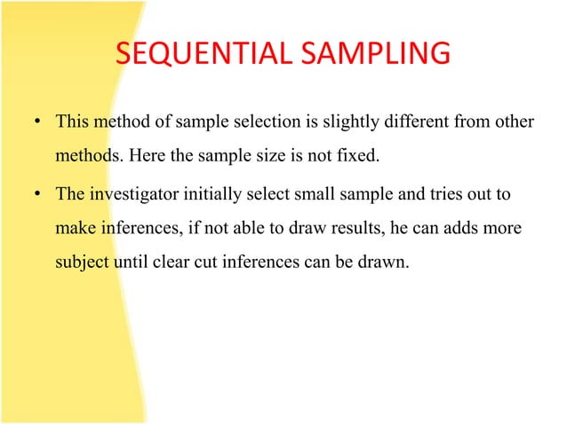Sampling and sampling techniques PPT | PPTX | Physics | Science