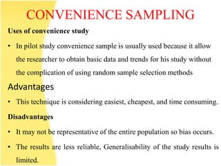 Sampling and sampling techniques PPT | PPTX
