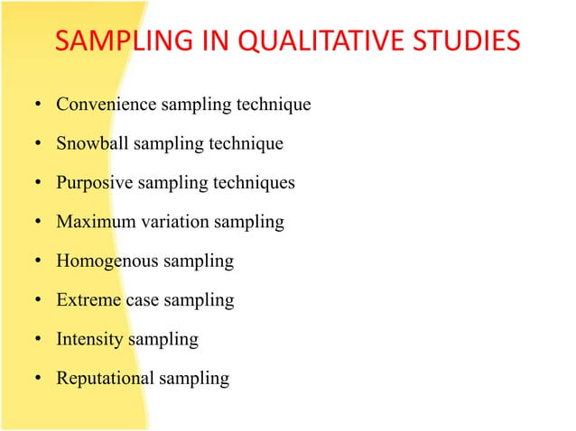 Sampling and sampling techniques PPT | PPTX | Physics | Science