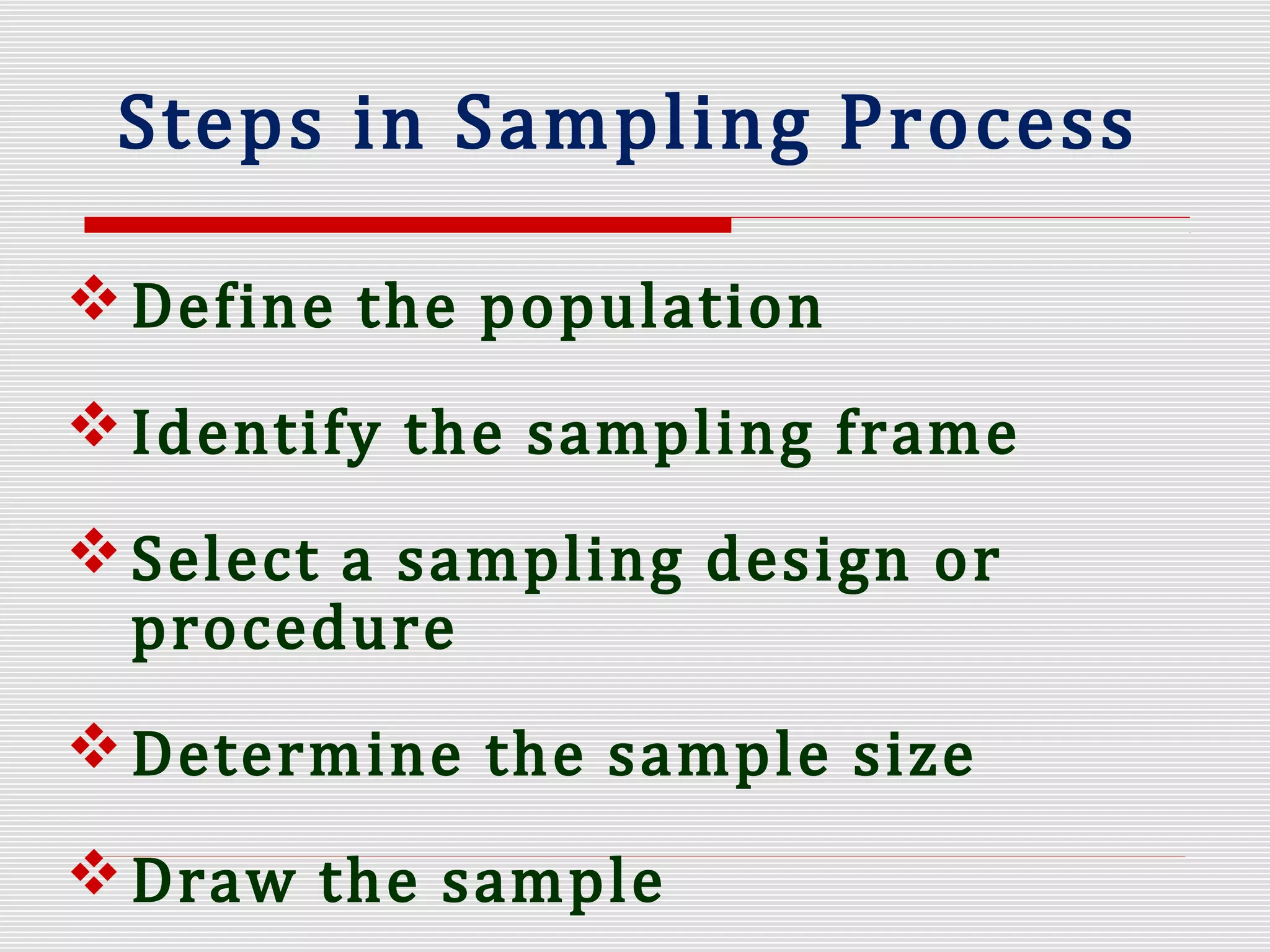 SAMPLING AND SAMPLING ERRORS | PPT