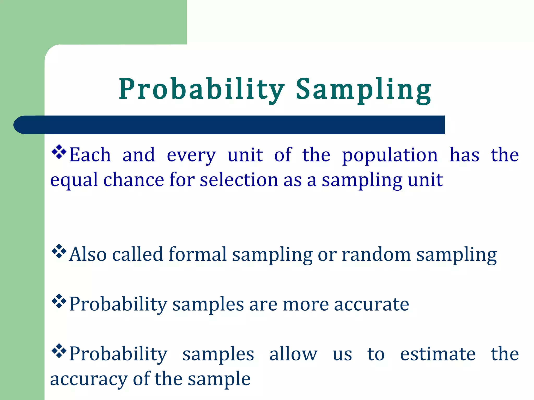 SAMPLING AND SAMPLING ERRORS