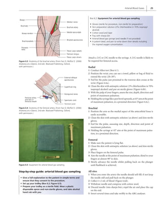 Sampling Arterial Blood Gases Procedures | PDF