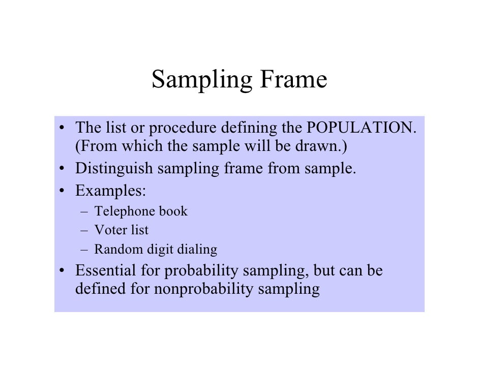 Sampling Bigslides Sampling Bigslides