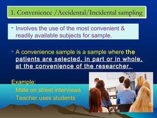 Sampling by dr najeeb memon | PPT