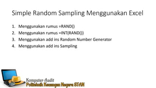 Sampling dalam audit | PDF