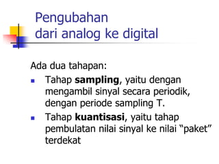Sampling dan kuantisasi 1 | PDF