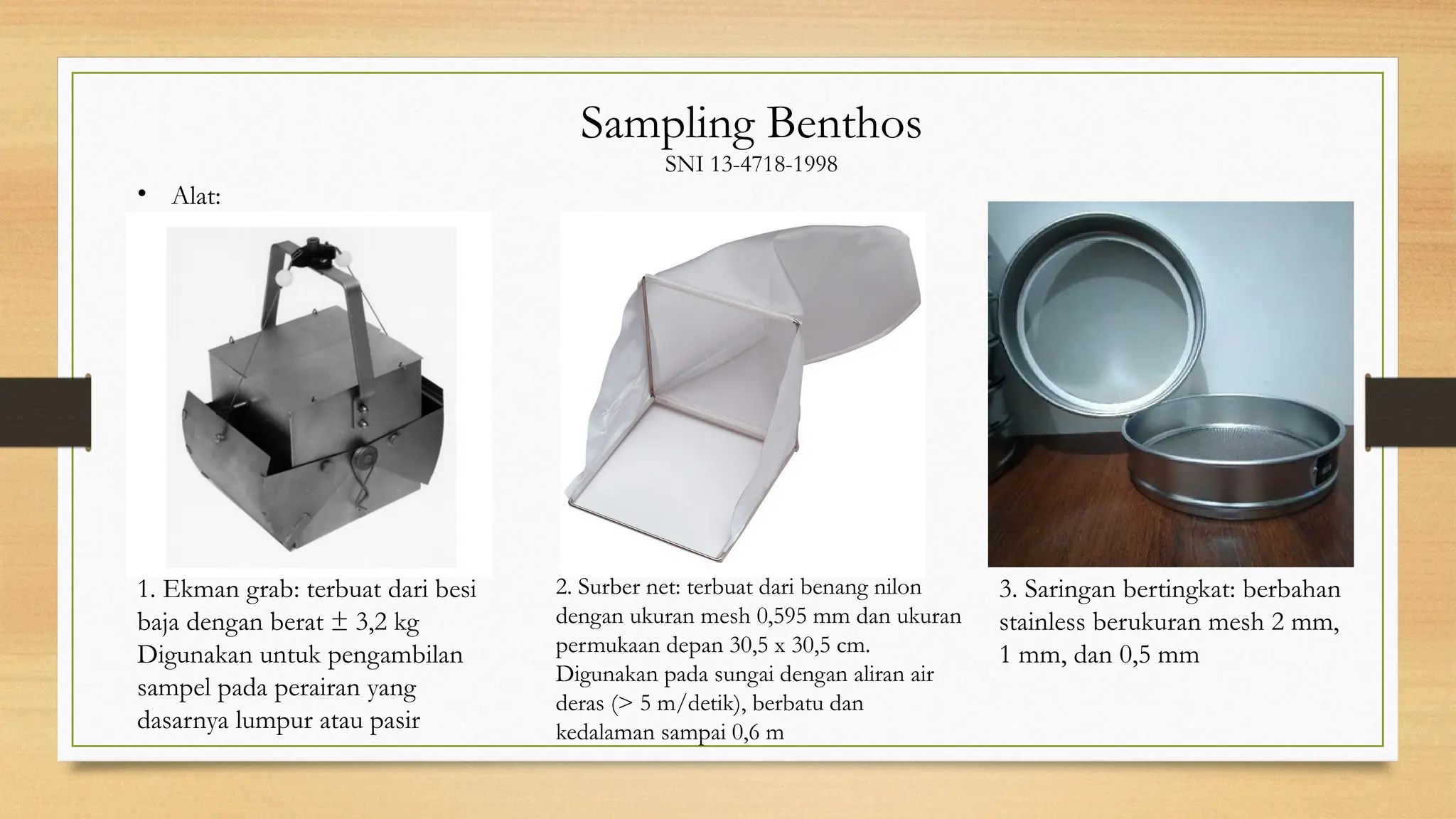 Sampling dan Pengujian Air Plankton Benthos.pptx