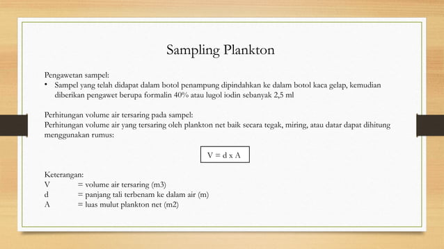 Sampling dan Pengujian Air Plankton Benthos.pptx