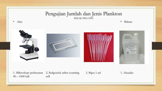 Sampling dan Pengujian Air Plankton Benthos.pptx