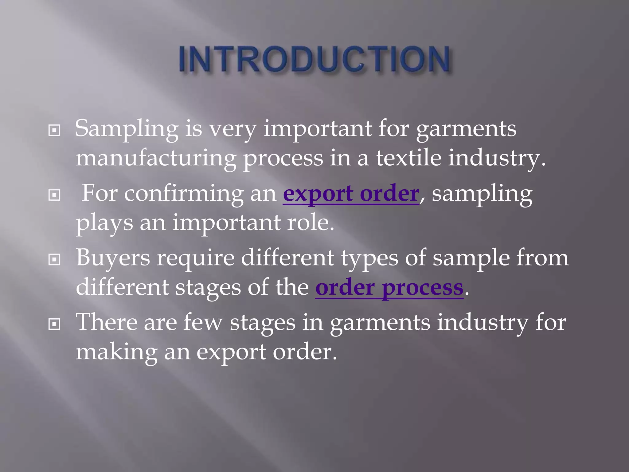 Sampling Department | PPTX