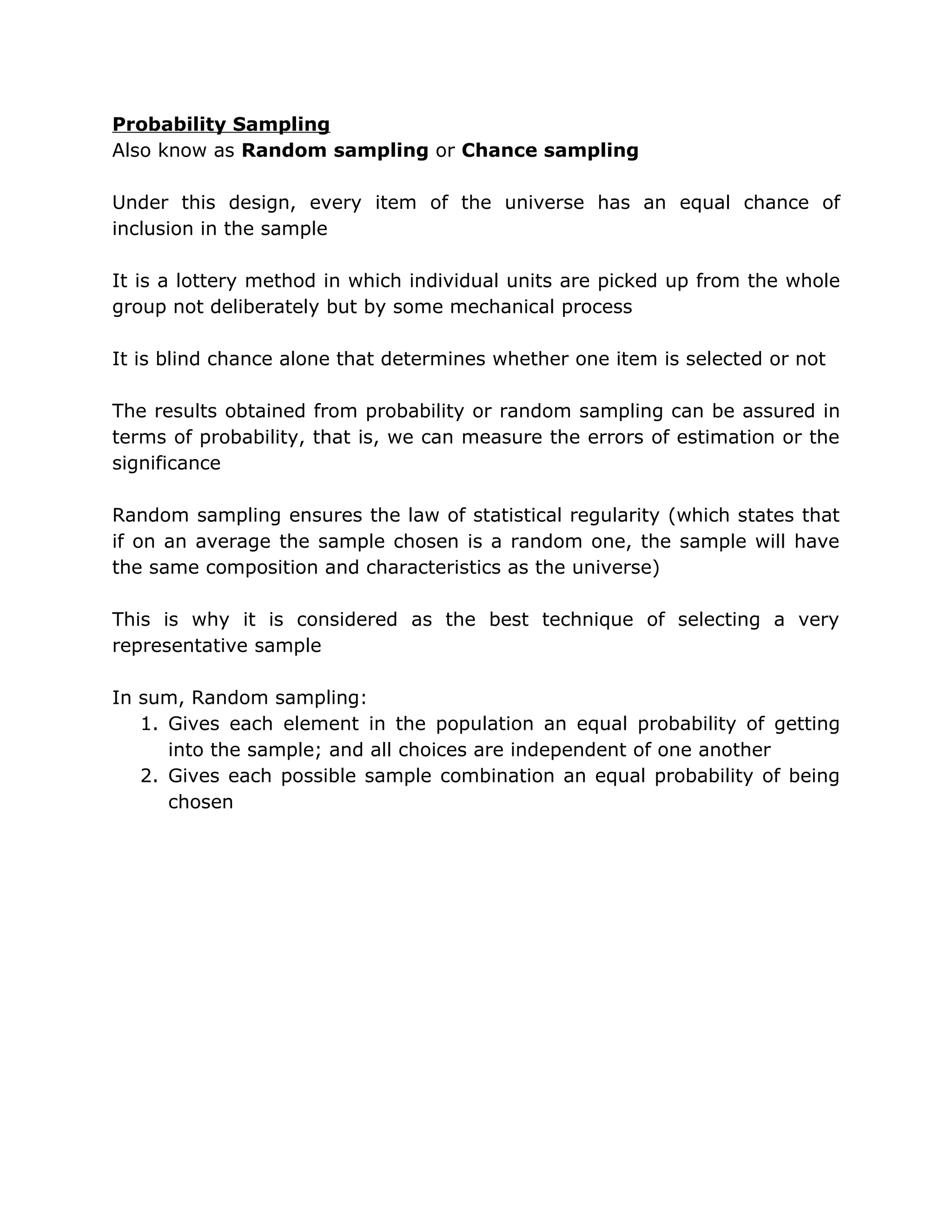 Sampling Design | PDF | Free Download