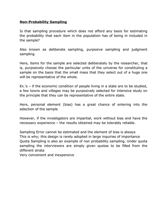 Sampling Design | PDF