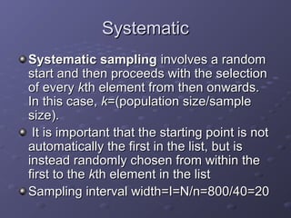 Sampling design | PPT