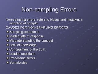 Sampling design | PPT