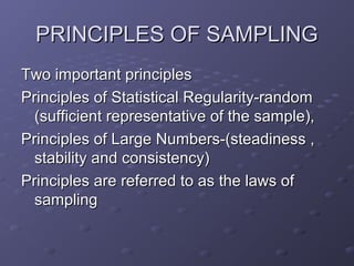 Sampling design | PPT