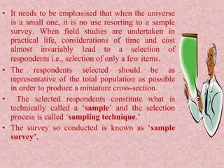 Sampling design | PPT