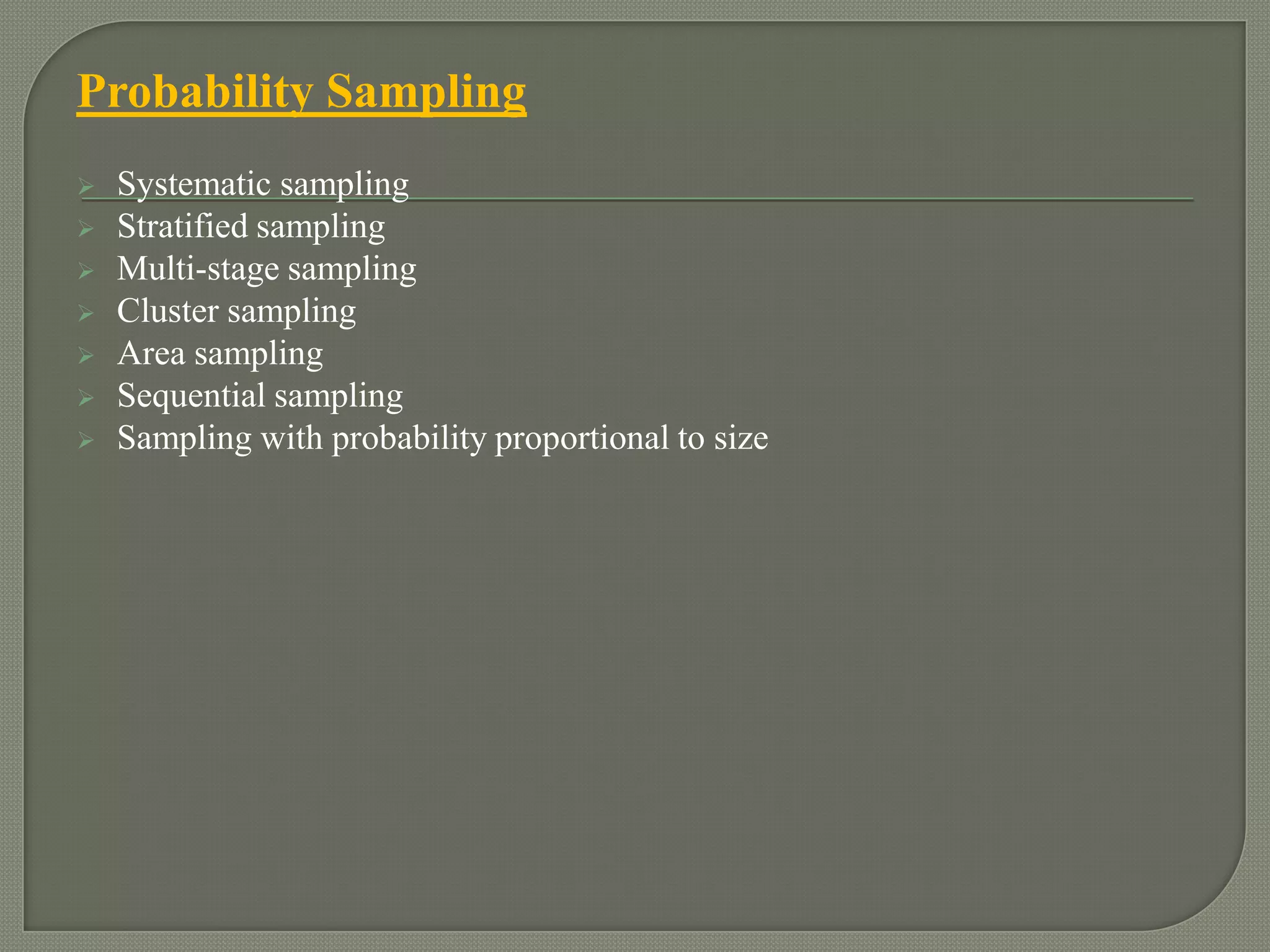 Sampling design | PPTX