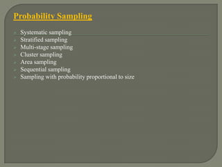 Sampling design | PPT