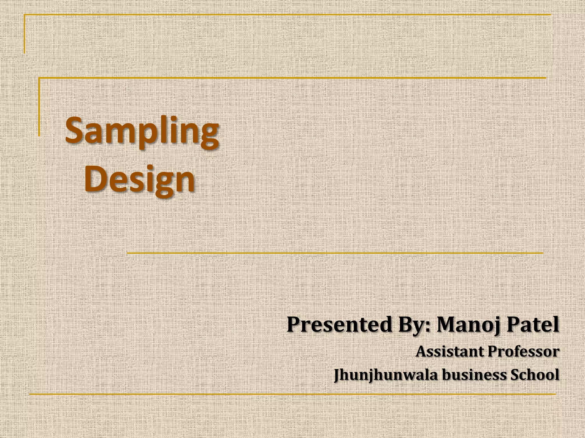 Type of Sampling design | PPSX