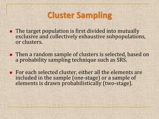 Type of Sampling design | PPSX