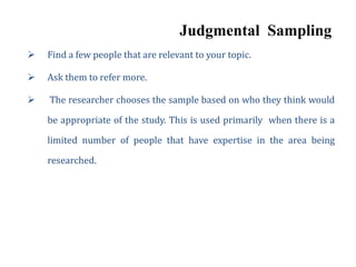 Sampling design | PPT