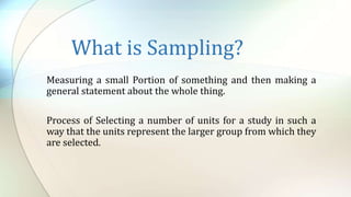 Sampling Design | PPTX