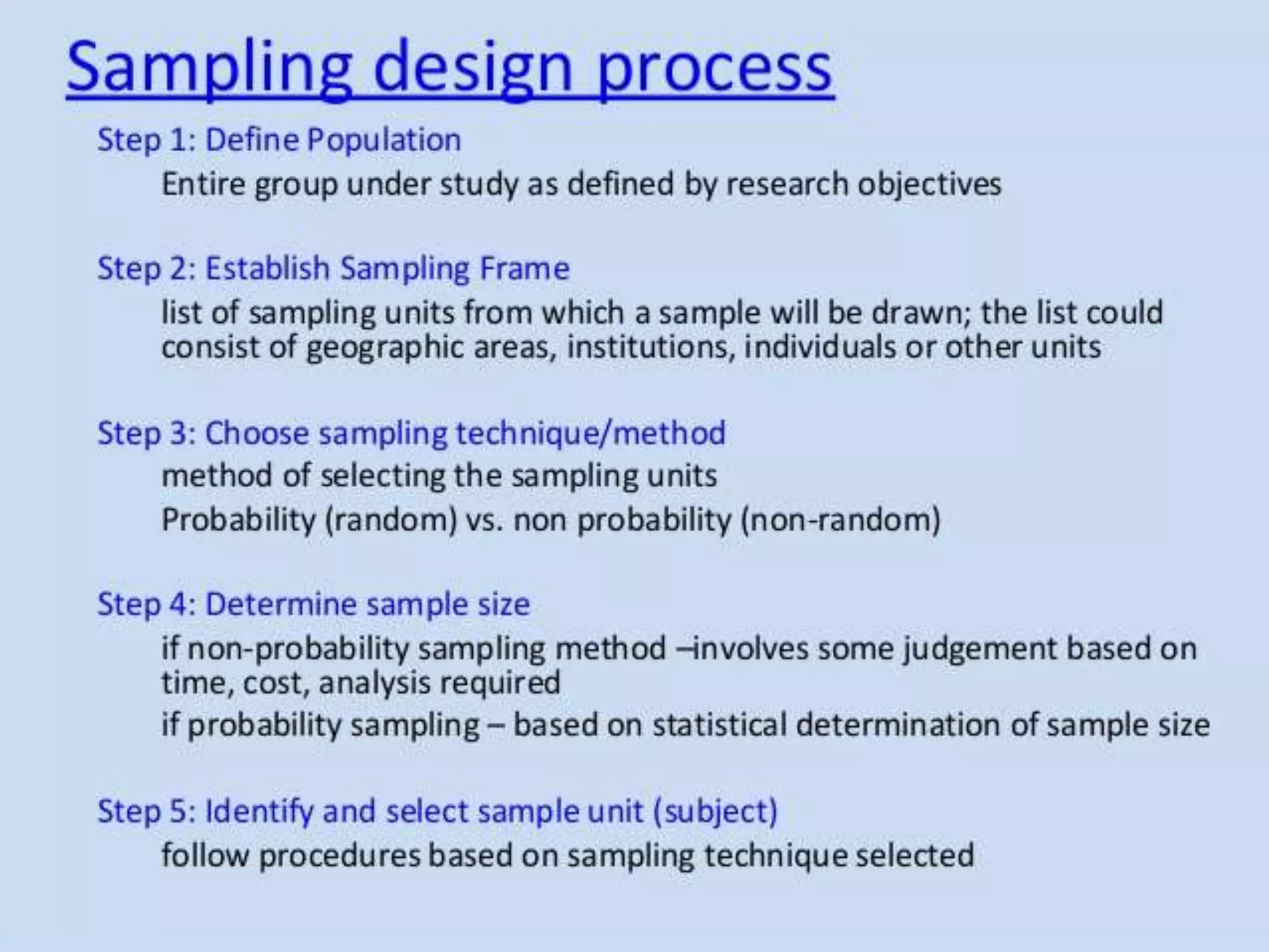 Sampling design | PPTX