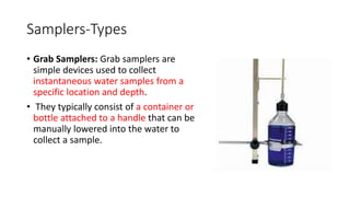 Sampling design-STEPS INVOLVED IN WATER QUALITY SAMPLING | PPTX