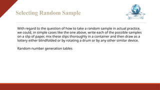 Sampling Design in Research Methodology. | PPTX