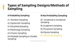 Sampling design (probability & non-probability) - pdf.pptx