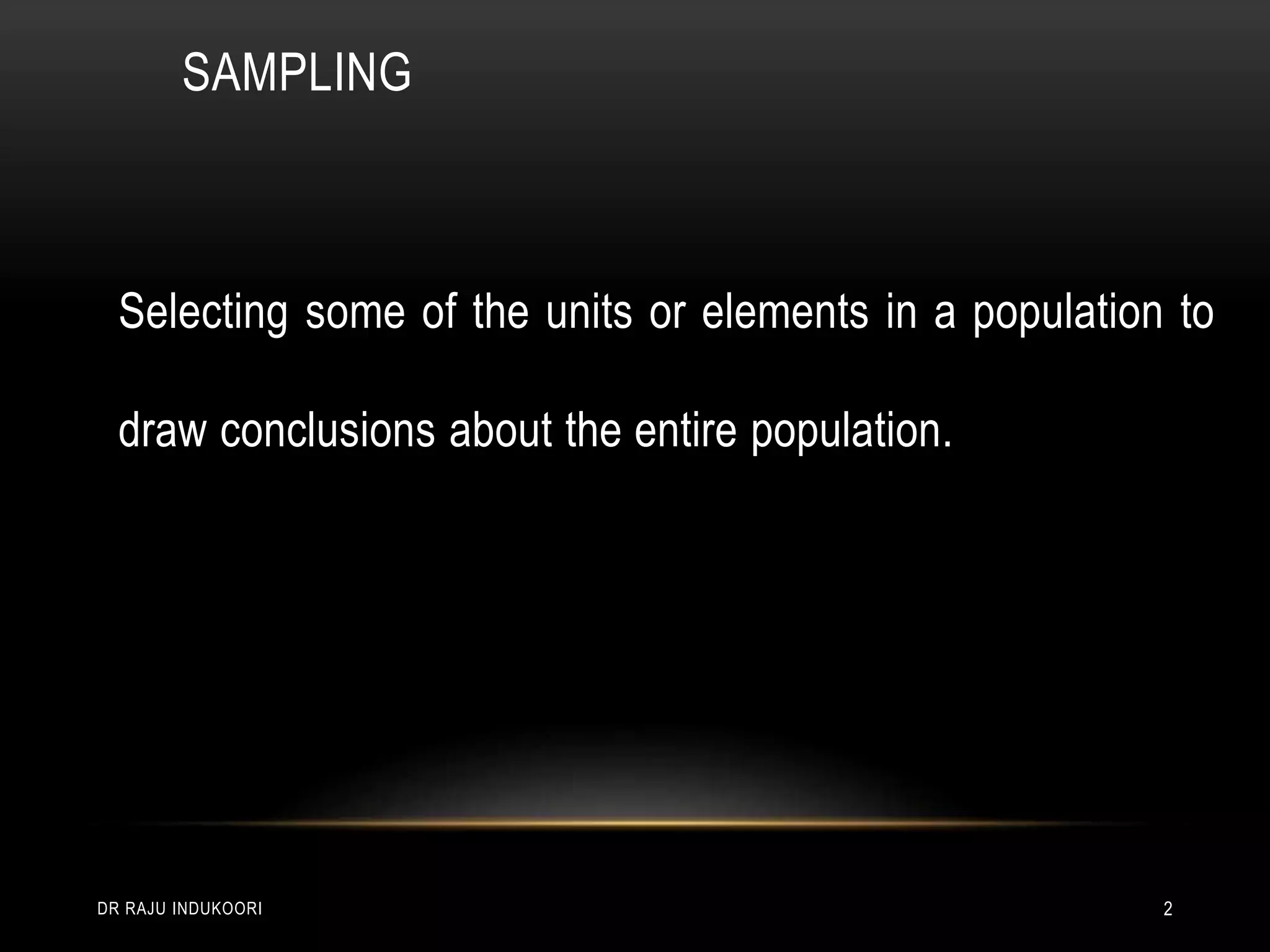 Sampling design and procedure | PPT