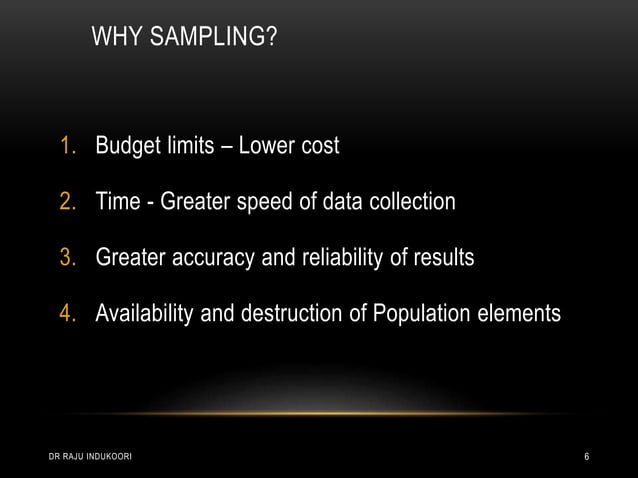Sampling design and procedure | PPT