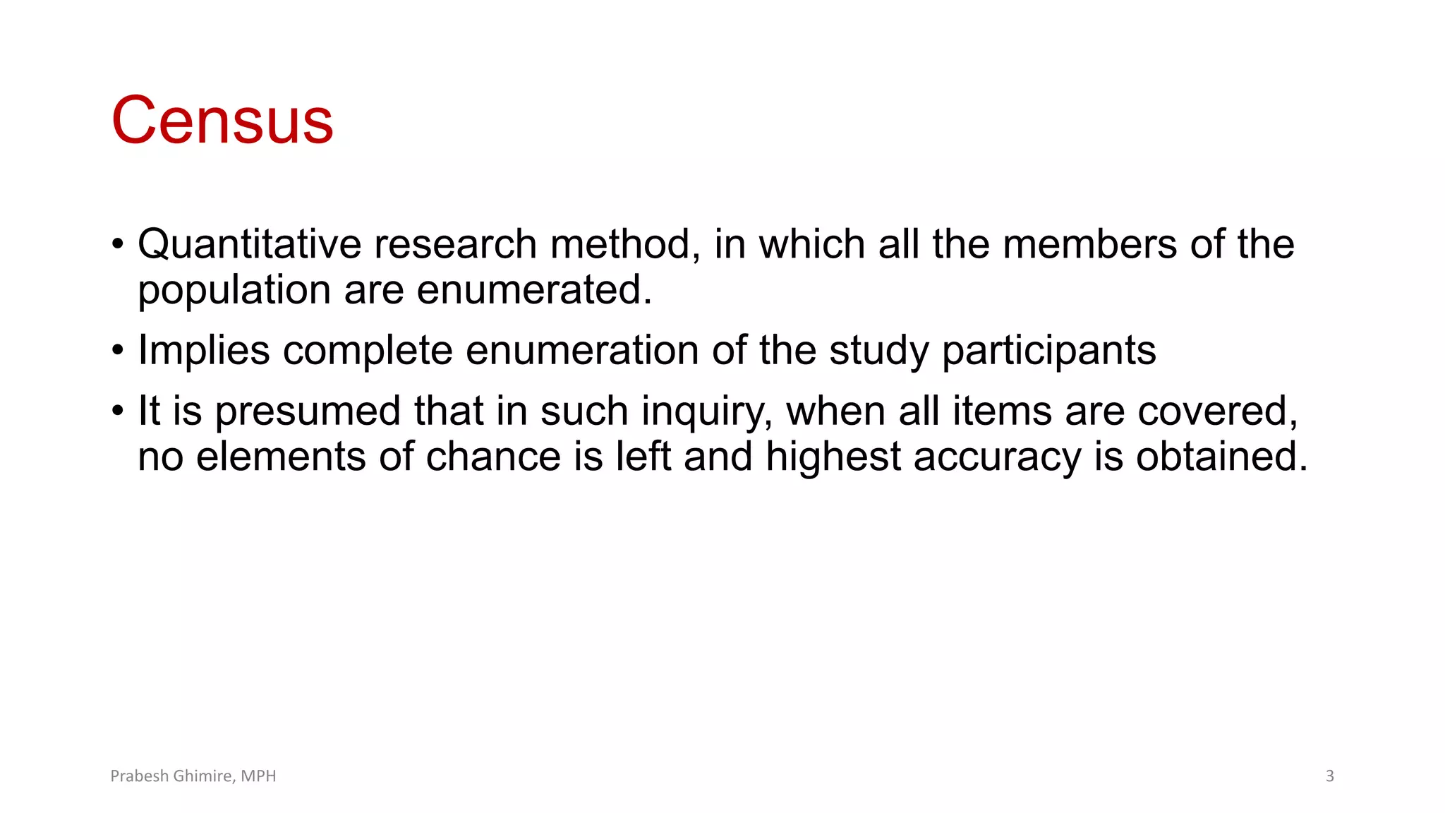 Sampling design and procedures | PPTX