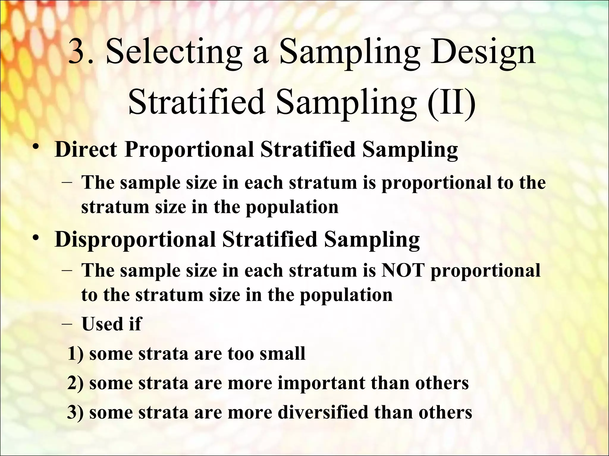 Sampling design ppt | PPT