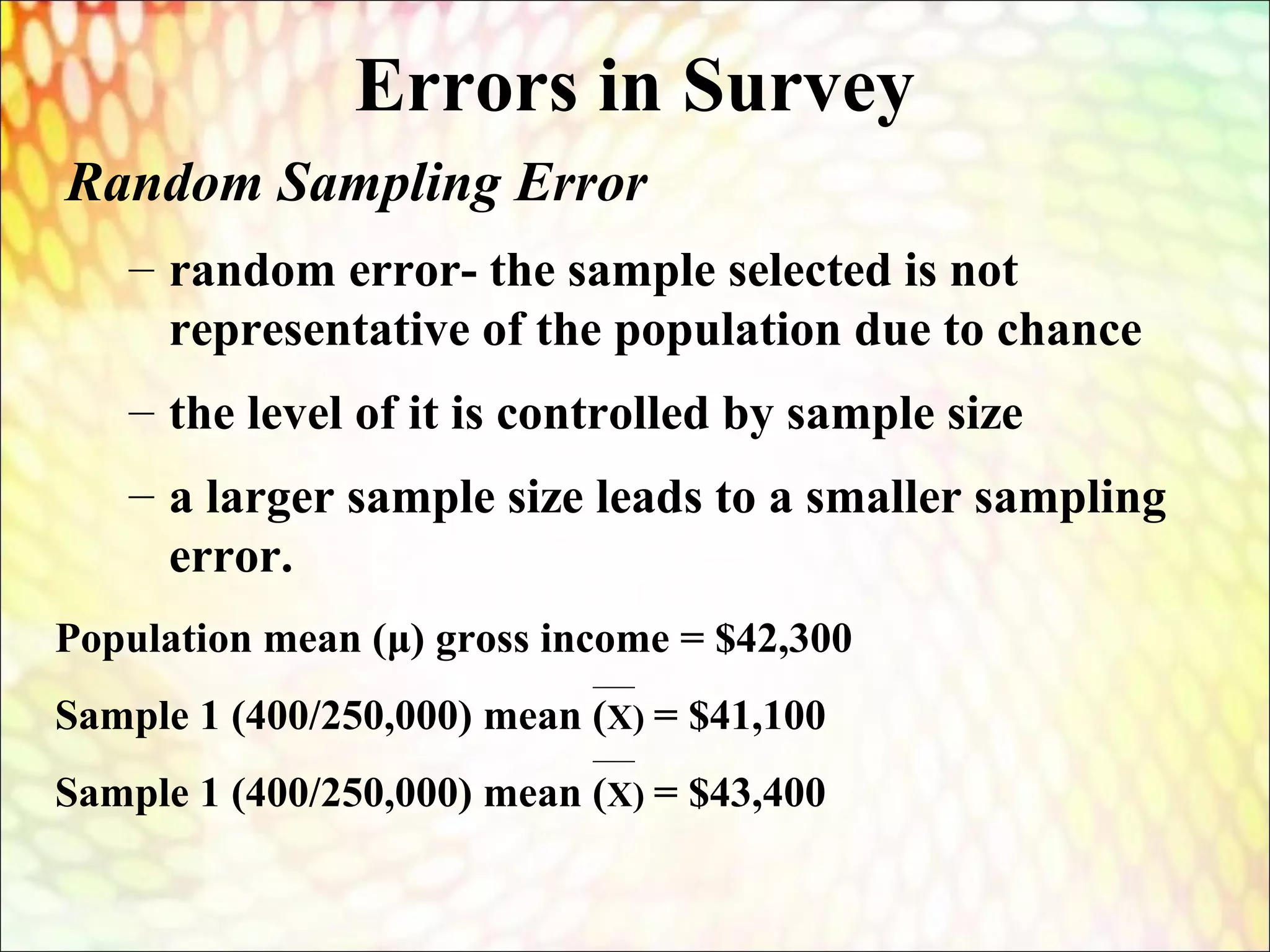 Sampling design ppt | PPT