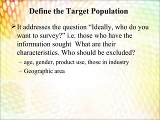 Sampling design ppt | PPT