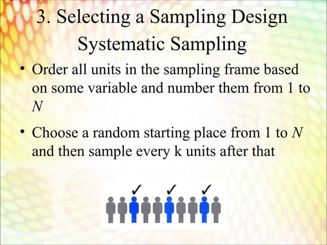Sampling design ppt | PPT