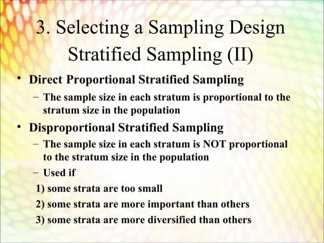 Sampling design ppt | PPT